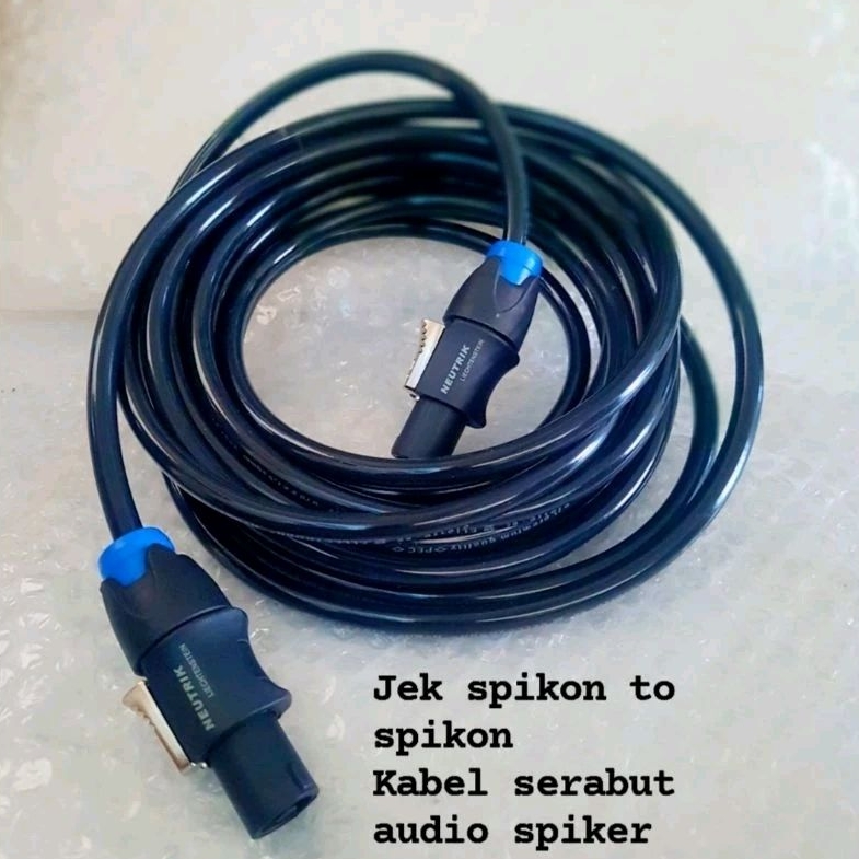 Jual Jek Spikon to Speakon ~ 5 meter full ~ Kabel Lentur, Kabel serabut ...
