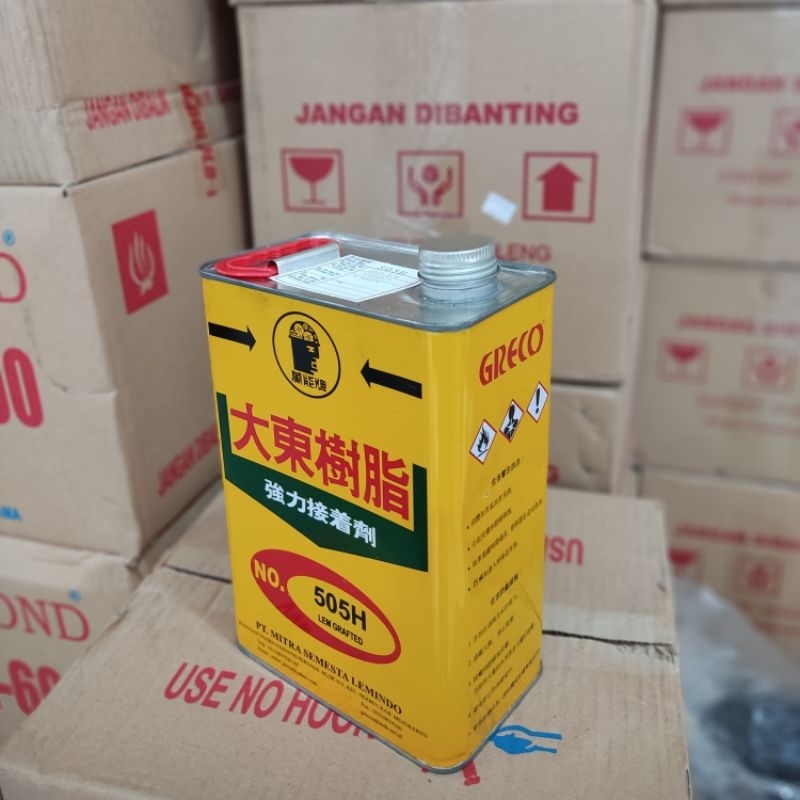 Jual LEM GRECO 505 STRONG ADHESIVE LEM 3 LITER | Shopee Indonesia