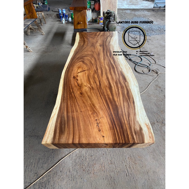 Jual Papan solid trembesi lebar 70cm tebal 6cm | Shopee Indonesia