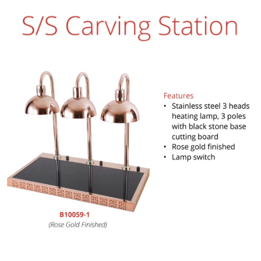 Jual GETRA B10059-1 S/S CARVING STATION / GRANITE BASE / ROSE GOLD ...