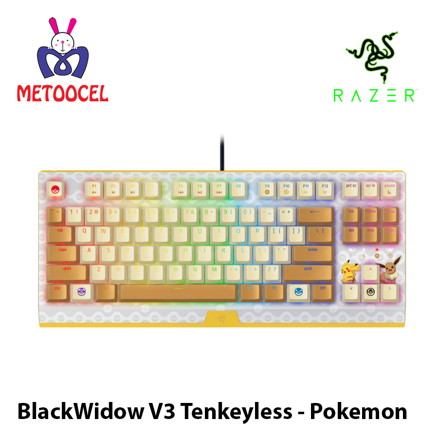 Jual Razer BlackWidow V3 Tenkeyless Pokemon Mechanical Gaming Keyboard ...