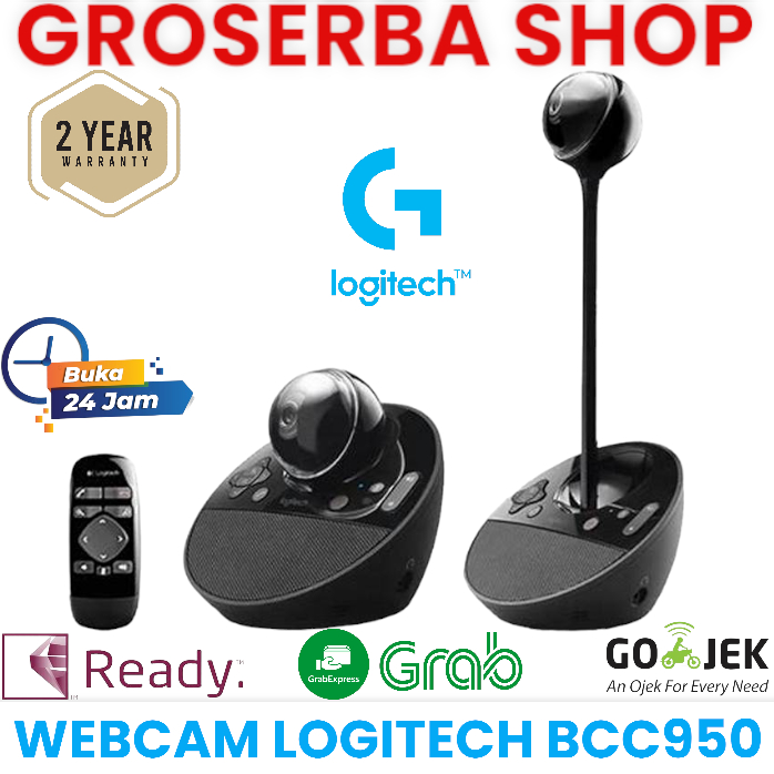 Jual LOGITECH BCC950 VIDEO CONFERENCE CAM WEBCAM CAMERA LOGITECH BCC950 ...