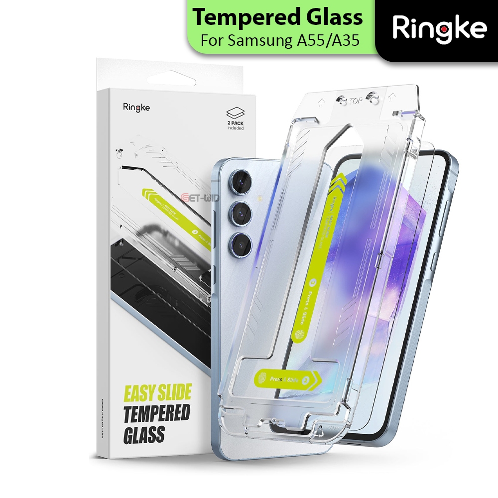 Jual Tempered Glass Samsung Galaxy A55 A35 Ringke Easy Slide Screen Protector | Shopee Indonesia