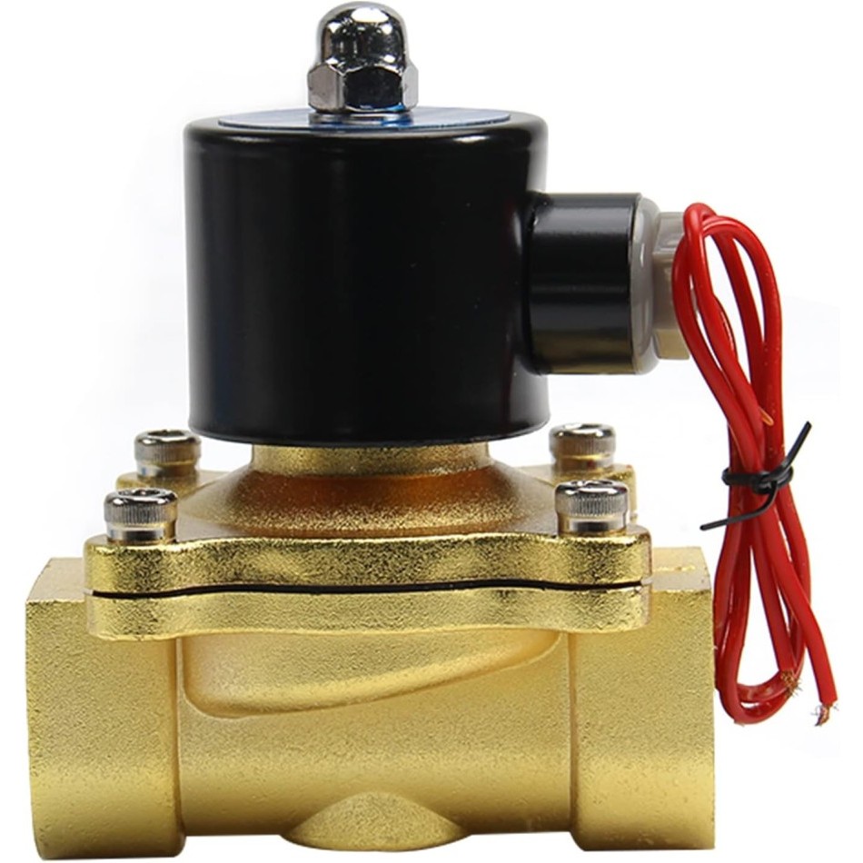 Jual Keran Otomatis Kran Electric Solenoid Water Valve 220V 1 Inch ...