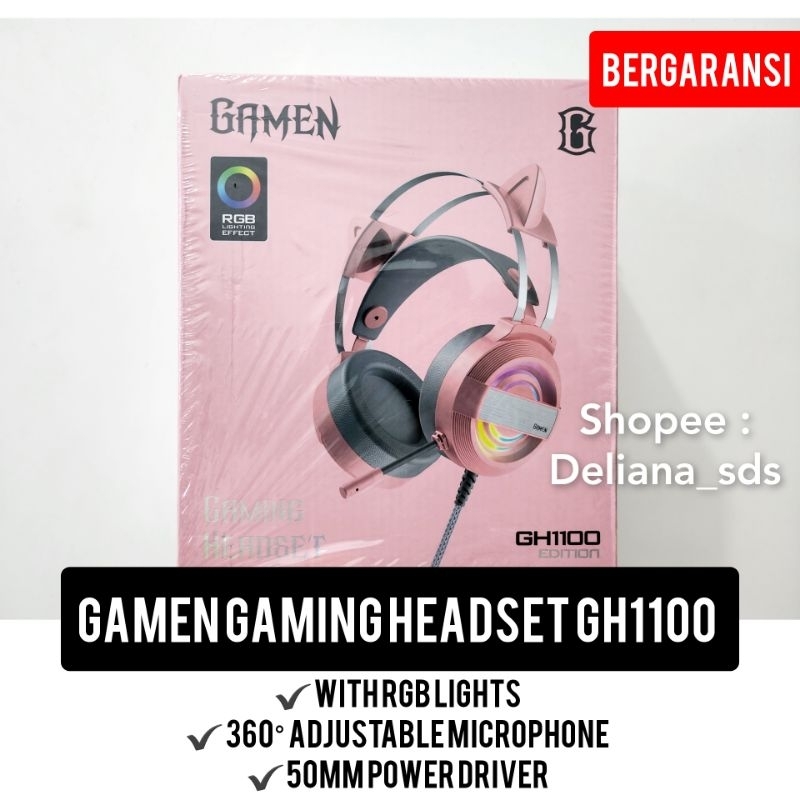 Jual Gamen Gaming Headset GH1100 Garansi Resmi 1 Tahun Gamen Gaming ... Jual Gamen Gaming Headset GH1100 Garansi Resmi 1 Tahun Gamen Gaming ...