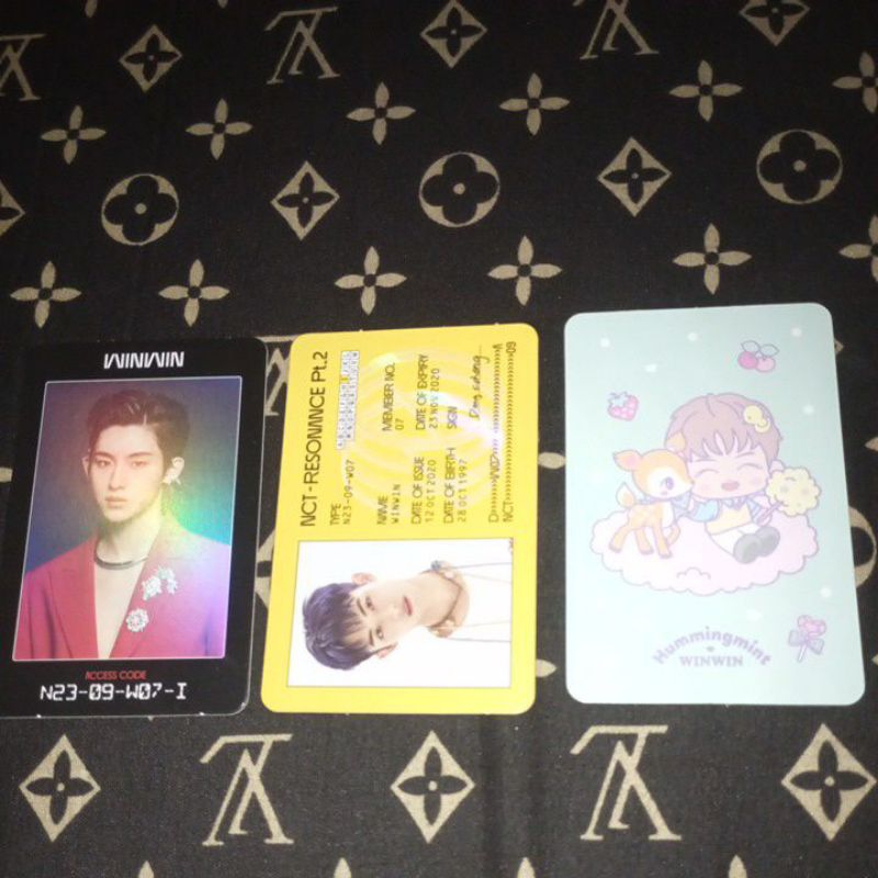 Jual wts official photocard pc winwin nct wayv resonance ac id card ...