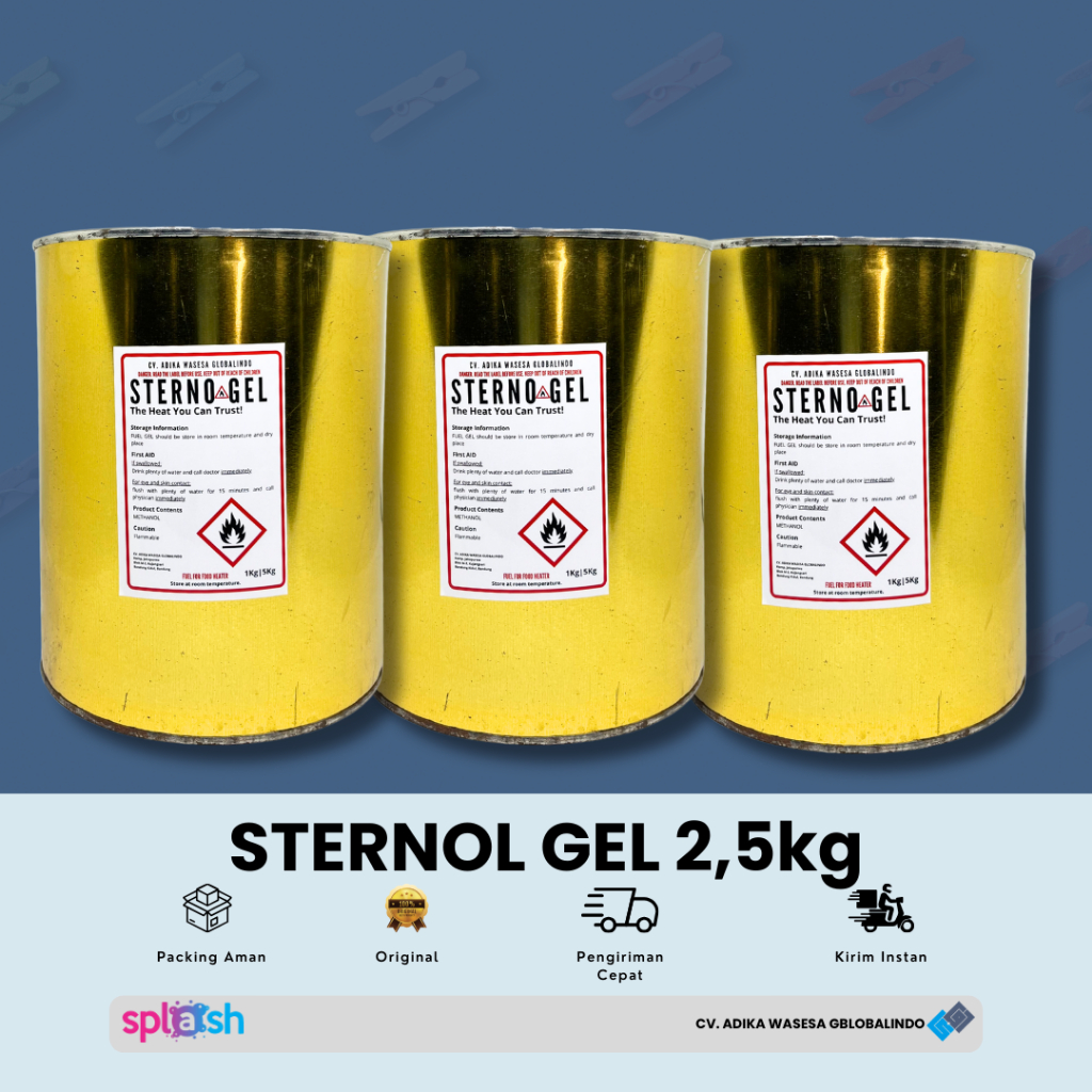 Jual Sternoo-Lilin / Sterno-gel 2.5Kg | Shopee Indonesia