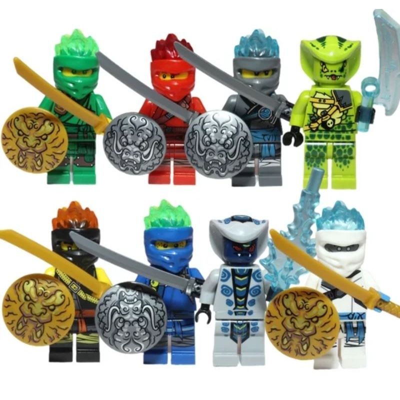 Jual action figure ninja ular naga,ninja lengkap senjata isi random ...