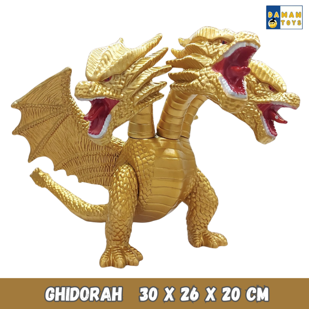 Jual Action Figure Godzilla Ghidorah Earth Kaiju KIng Of Monster Naga ...