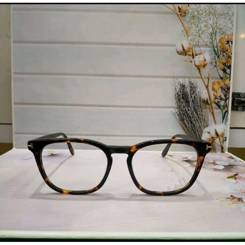 Jual Frame kacamata pria dan wanita warna leopard kotak 5868 | Shopee Indonesia