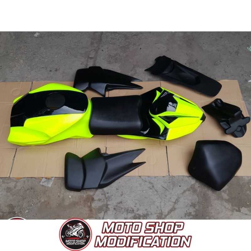 Jual Cover Kondom Tangki Body Belakang Model Ninja250Fi PNP Yamaha ...