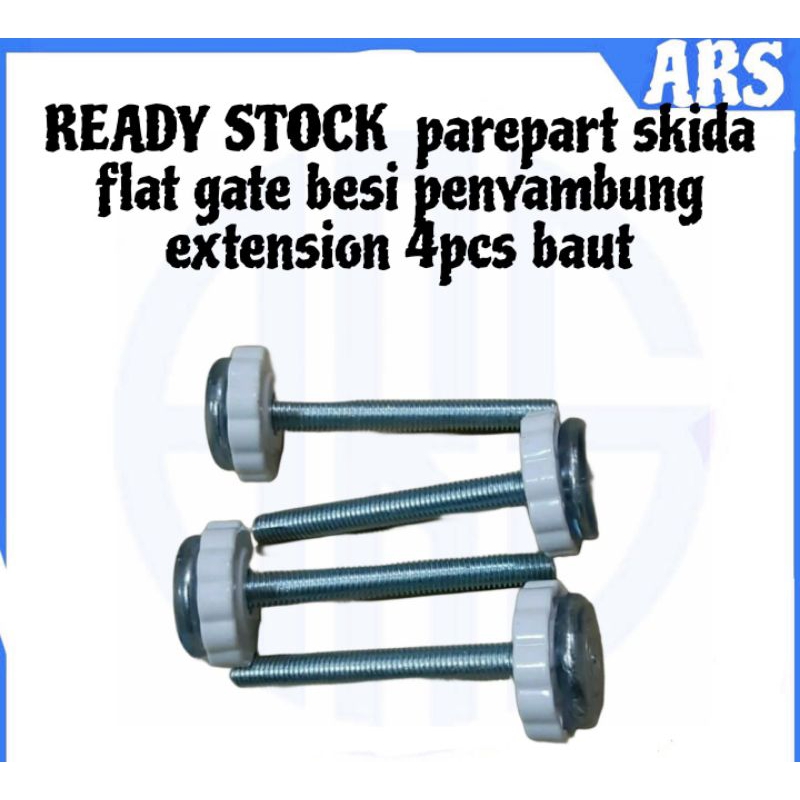 Jual sparepart skida flat gate besi penyambung extension,engsel gate ...
