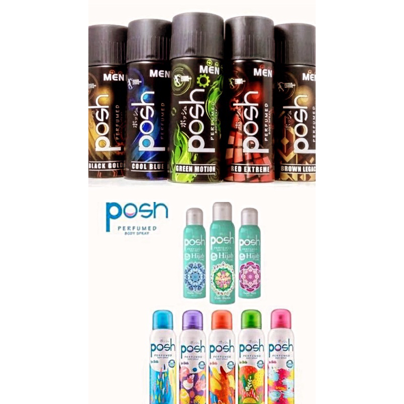 Jual parfum Posh spray 150ml cewek cowok | Shopee Indonesia