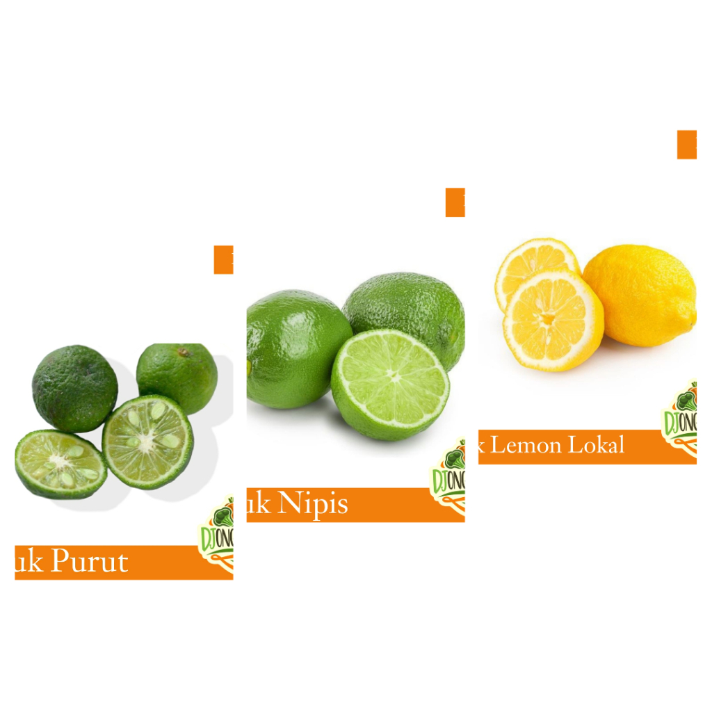 Jual Jeruk Purut / Jeruk Nipis / Lemon Lokal (Lemon Sayur) | Shopee ...