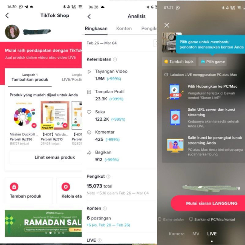 Jual AKUN TIKTOK LIVE STUDIO | TIKTOK STUDIO | AKUN TIKTOK 30hari ...