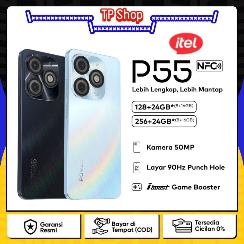 Jual Itel P55 NFC [8/256] - [8/128] Garansi Resmi | Shopee Indonesia