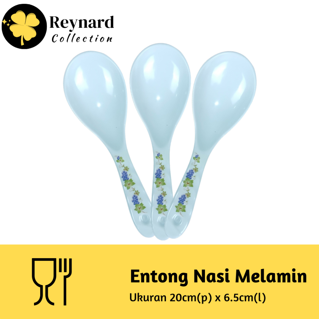 Jual Entong Nasi Melamin Putih Centong Nasi Melamin Tebal High Quality ...