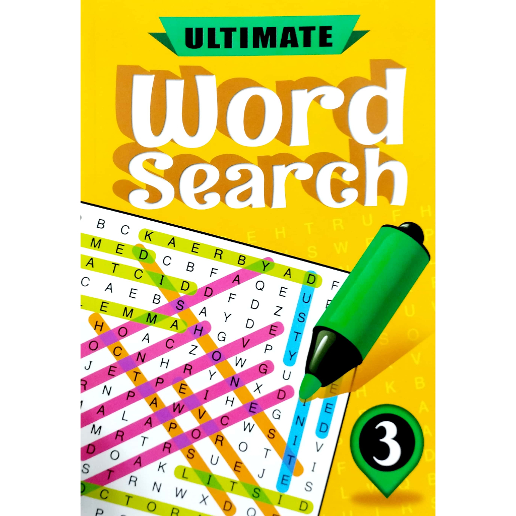 Jual [Mind To Mind] Word Search Ultimate Book 3 196 Pages | Shopee ...