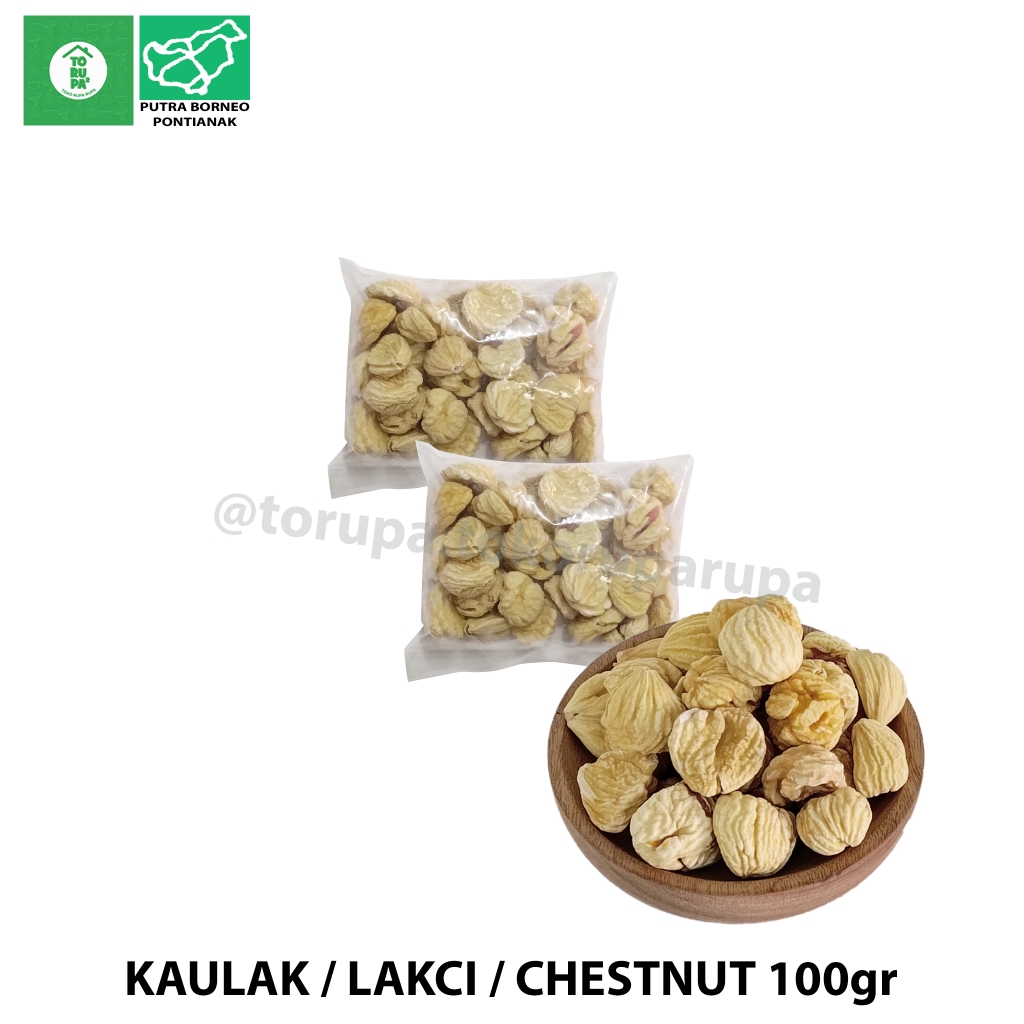Jual Kacang Berangan Kaulak 100 gr / Lakci / Kastanye Chestnut Kering ...