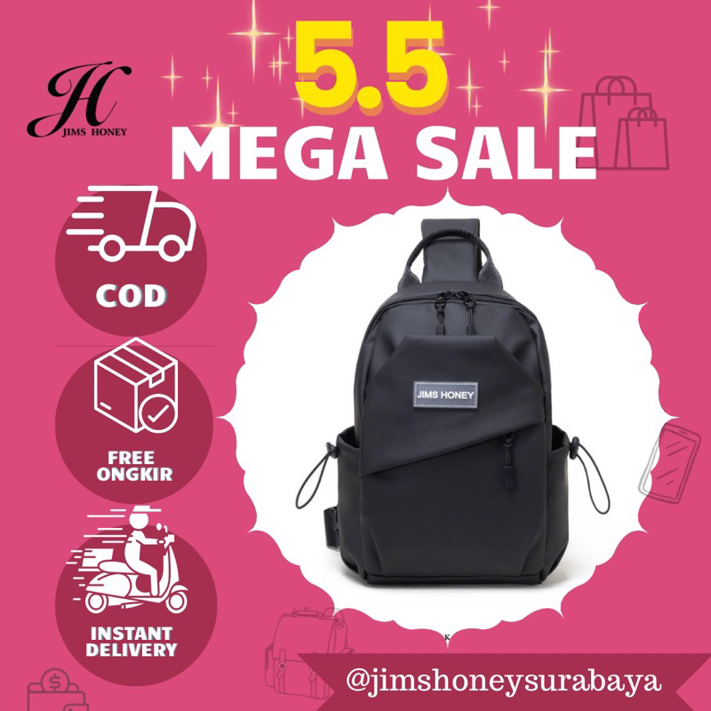 Jual JIMS HONEY MORGAN WAISTBAG UNISEX | Shopee Indonesia