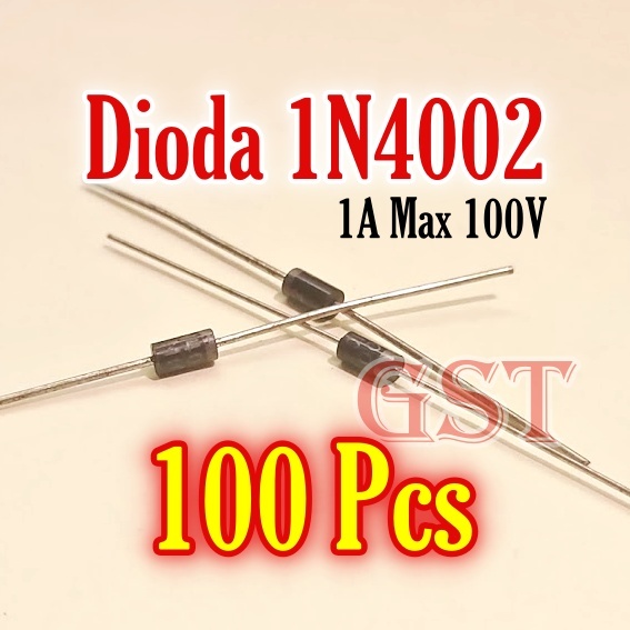Jual 100Pcs Dioda Diode 1A 1N4002 1N 4002 1 amper | Shopee Indonesia