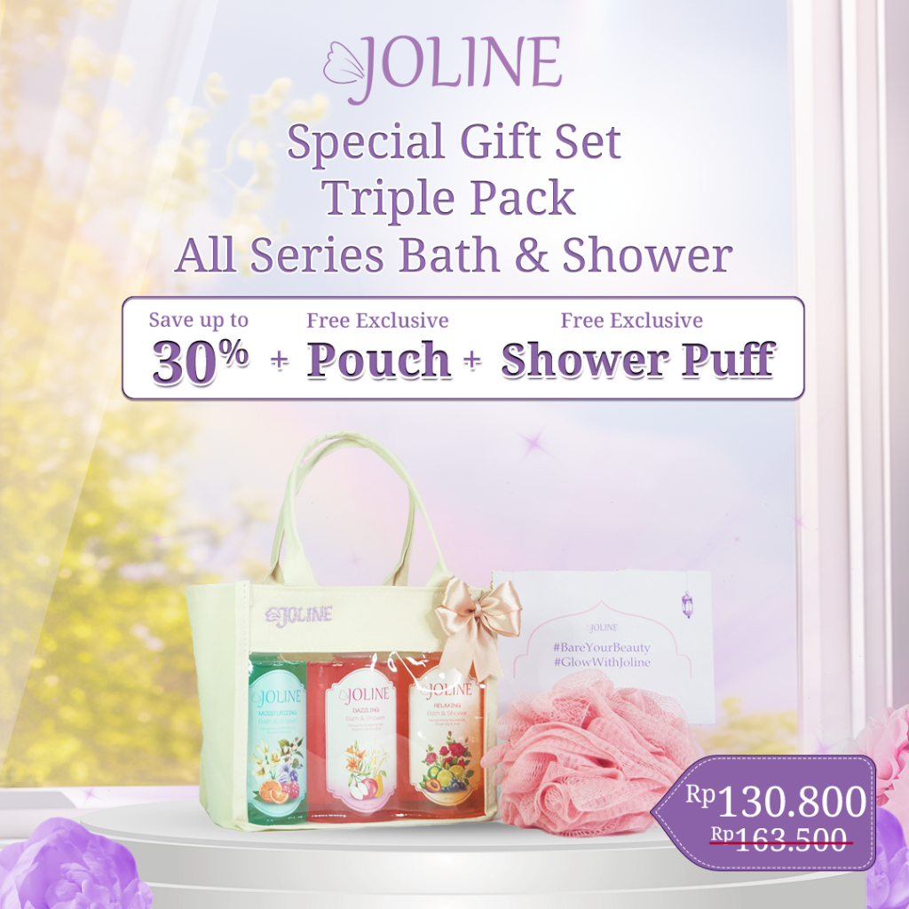 Jual Gift Set Joline TRIPLE PACK All Series Bath & Shower Hadiah Ulang ...