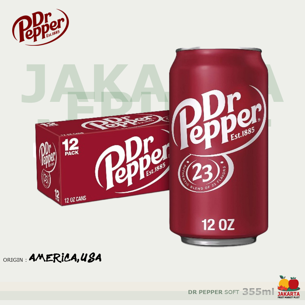 Jual [PROMO] DR PEPPER SOFT 355ml BUY 1 GET 1 FREE *Selama persediaan ...