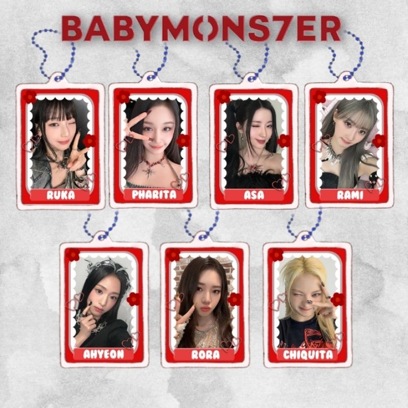 Jual BABY MONSTER SELCA GC CLEAR ACRYLIC KEYCHAIN GANTUNGAN KUNCI ...