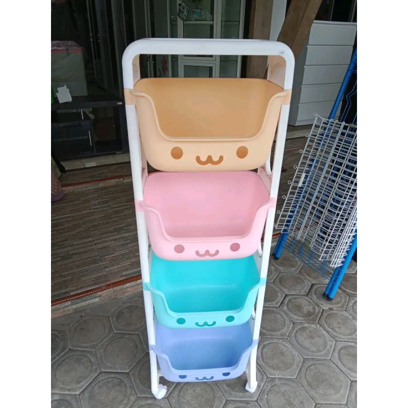 Jual Rak Mainan Anak 4susun / Rak Serbaguna | Shopee Indonesia