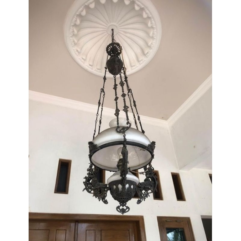 Jual lampu GANTUNG ANTIK,LAMPU JOGLO diameter 40cm | Shopee Indonesia