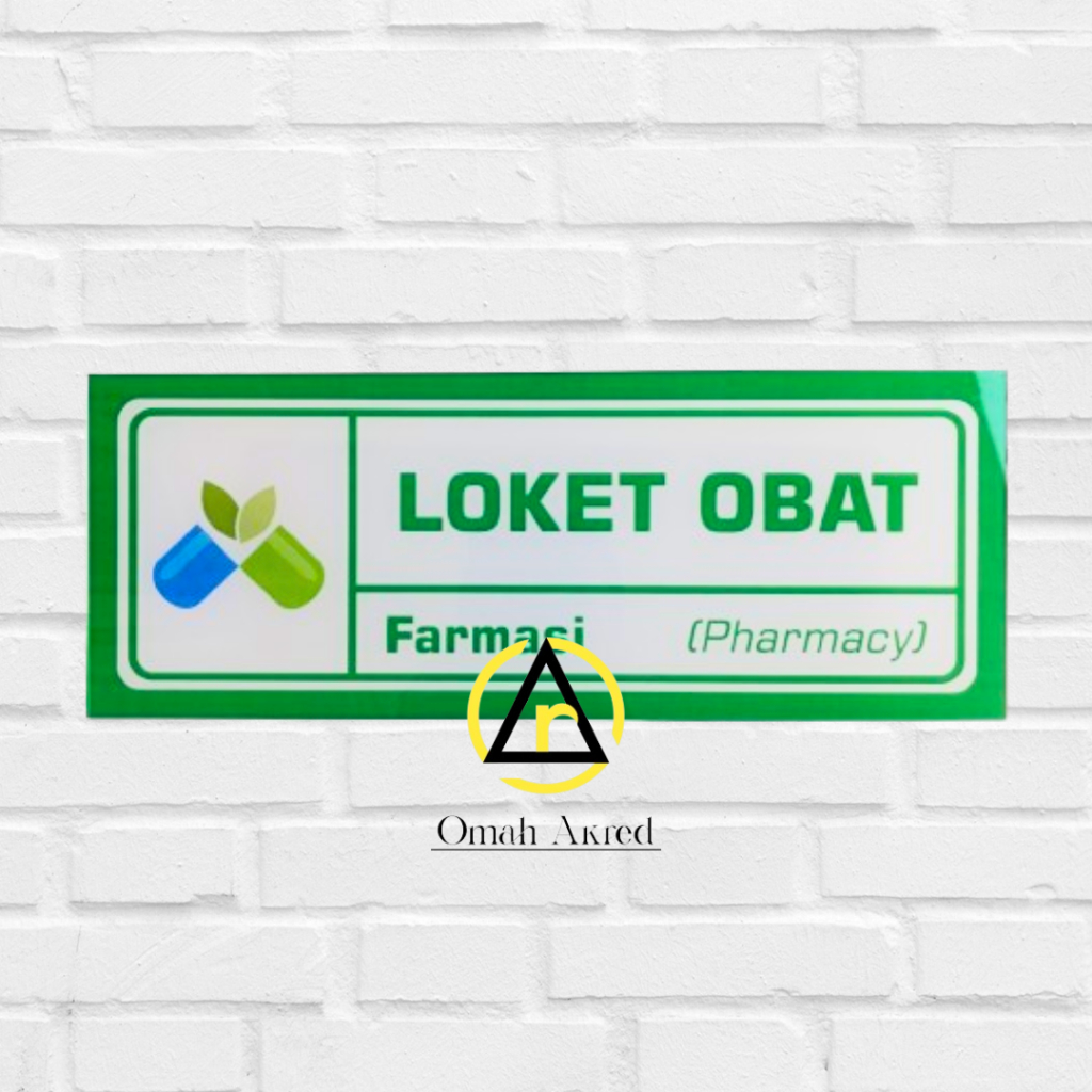 Jual Stiker Loket Obat - Farmasi - Pharmacy - Ruang Loket Obat | Shopee ...