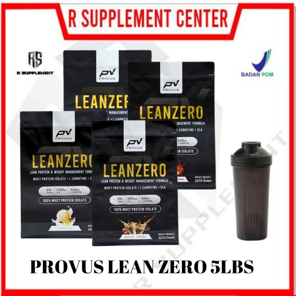 Jual Provus LeanZero 5lbs 75serving Whey Isolate Lean Zero Protein ...