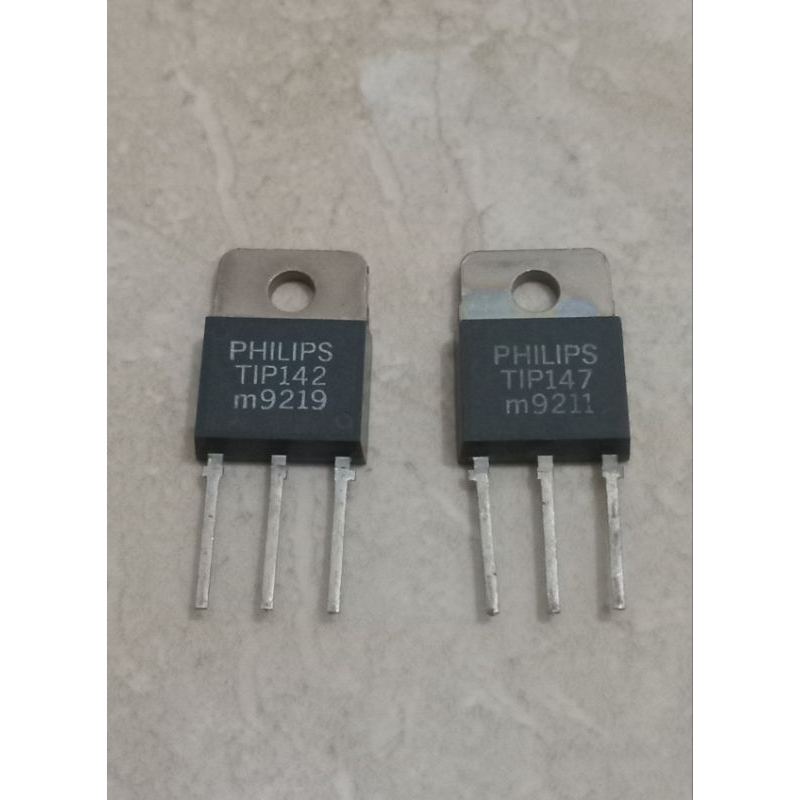 Jual Transistor TIP142 TIP147 sepasang, NOS Philips original | Shopee ...
