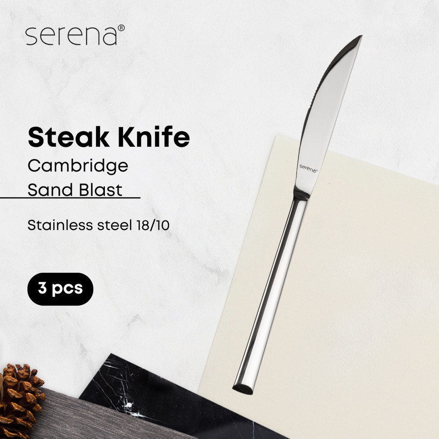 Jual Pisau Steak Stainless Steel Serena Cambridge SB - Steak Knife 3pcs ...