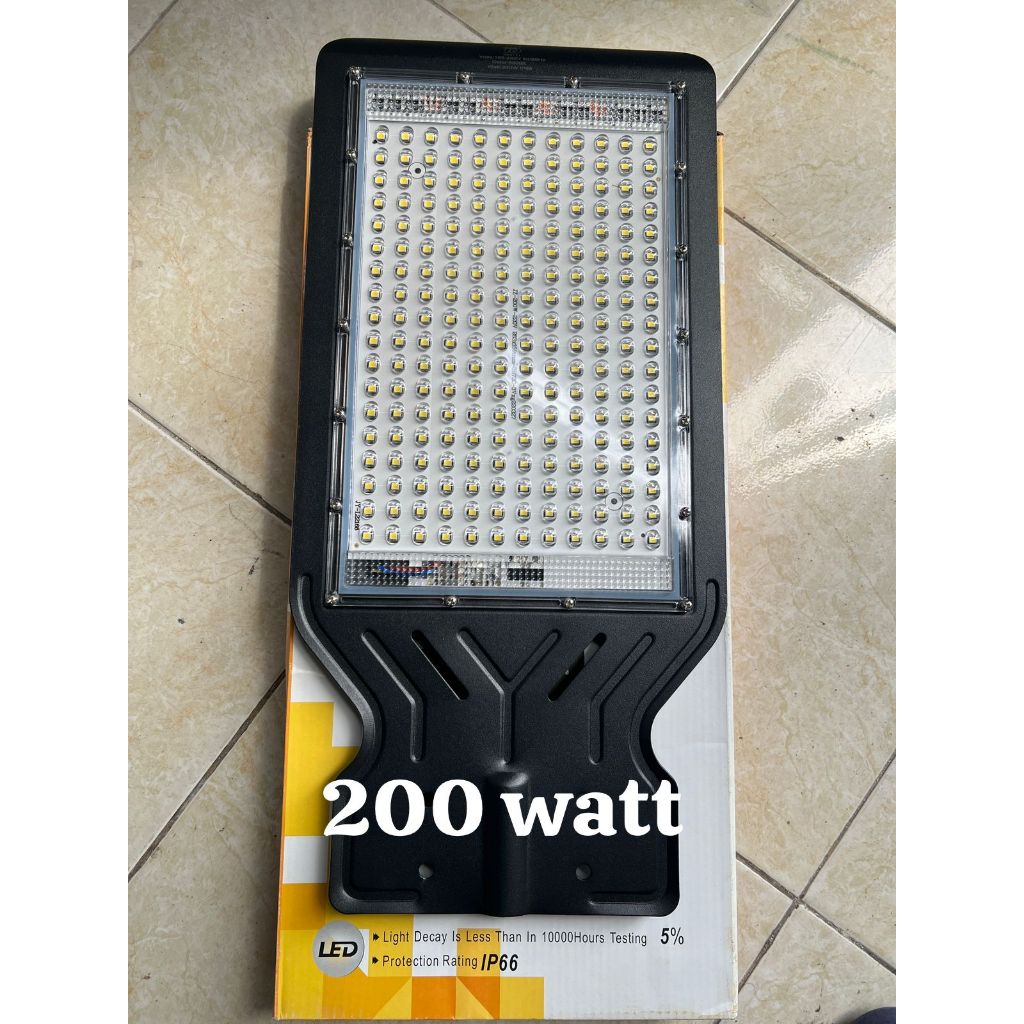Jual Lampu Jalan Slim Pju Led Smd 50w 100w 200w Cahaya Putih Ac