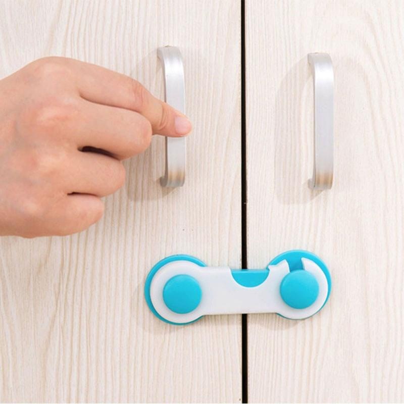 Jual Pengunci Laci Lemari Pintu Child Lock Adhesive Pelindung Bukaan ...