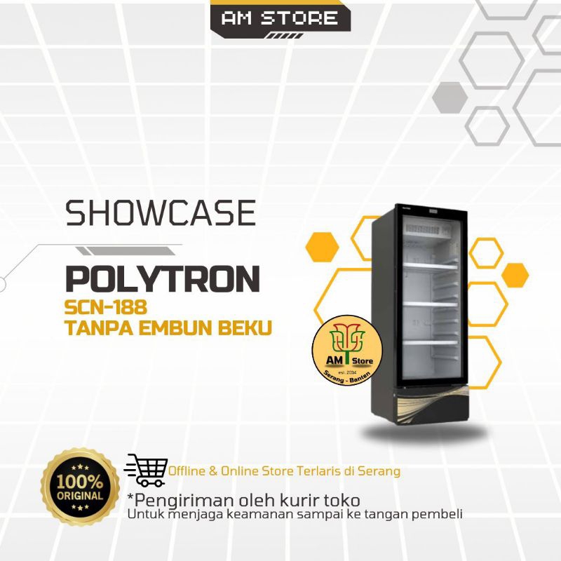 Jual POLYTRON Showcase | SCN-188 (Tanpa Bunga Es) | Shopee Indonesia