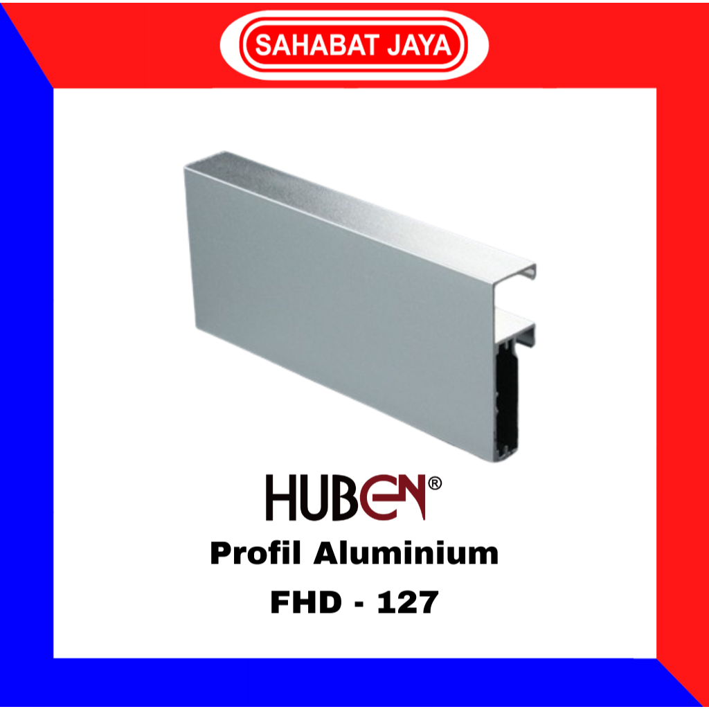 Jual HUBEN Profil Frame Handle Alumunium Aluminium FHD 127 FHD127 FHD ...