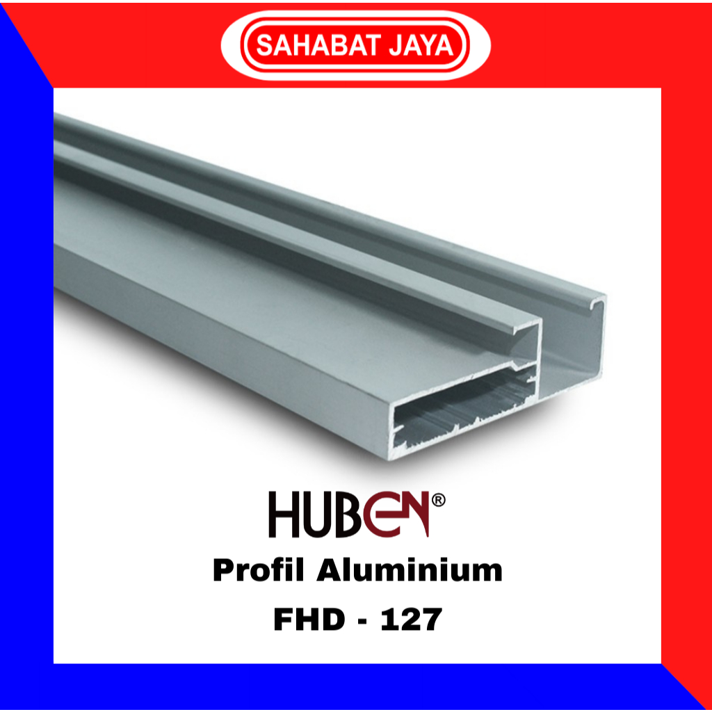 Jual HUBEN Profil Frame Handle Alumunium Aluminium FHD 127 FHD127 FHD ...