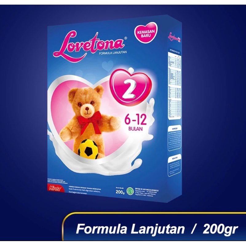 Jual Lovetona 2 Lactona 2 (Susu Bayi Usia 6-12 Bulan) 200 Gram (Januari ...