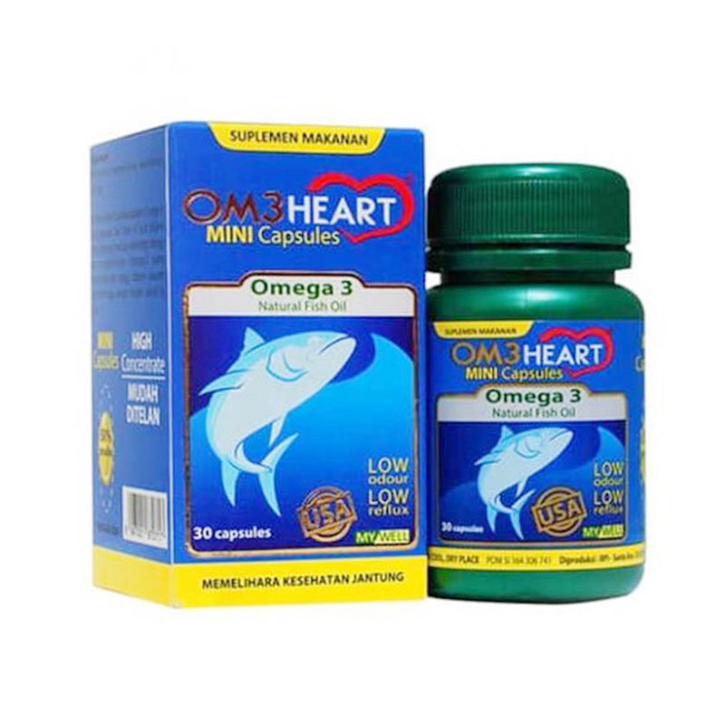 Jual Om3 Heart 30 Capsules | Shopee Indonesia