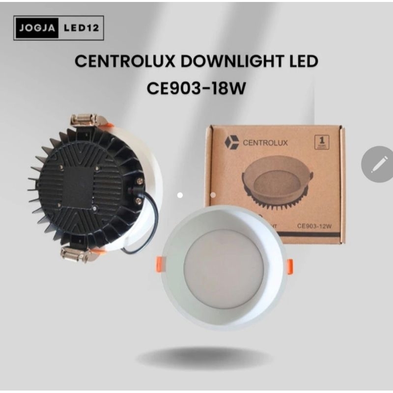 Jual Downlight LED Panel 18 Watt IP20 Centrolux | Shopee Indonesia