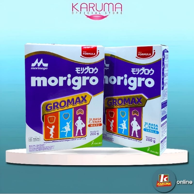 Jual Morinaga Morigro Gromax 200g | Susu Formula Morigro Vanila & Madu ...