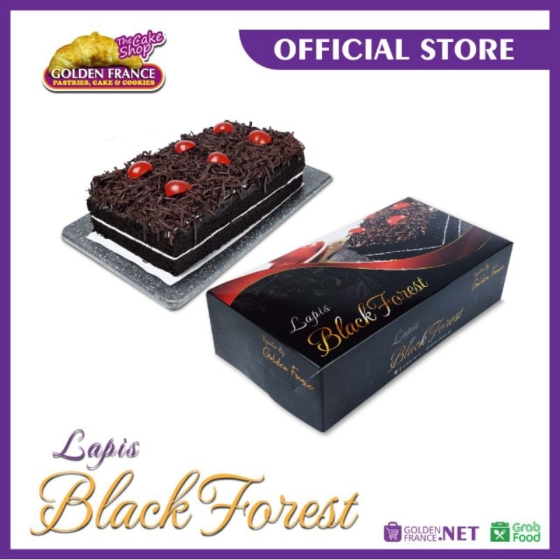 Jual Lapis Blackforest Premium Golden France (470gram) | Shopee Indonesia