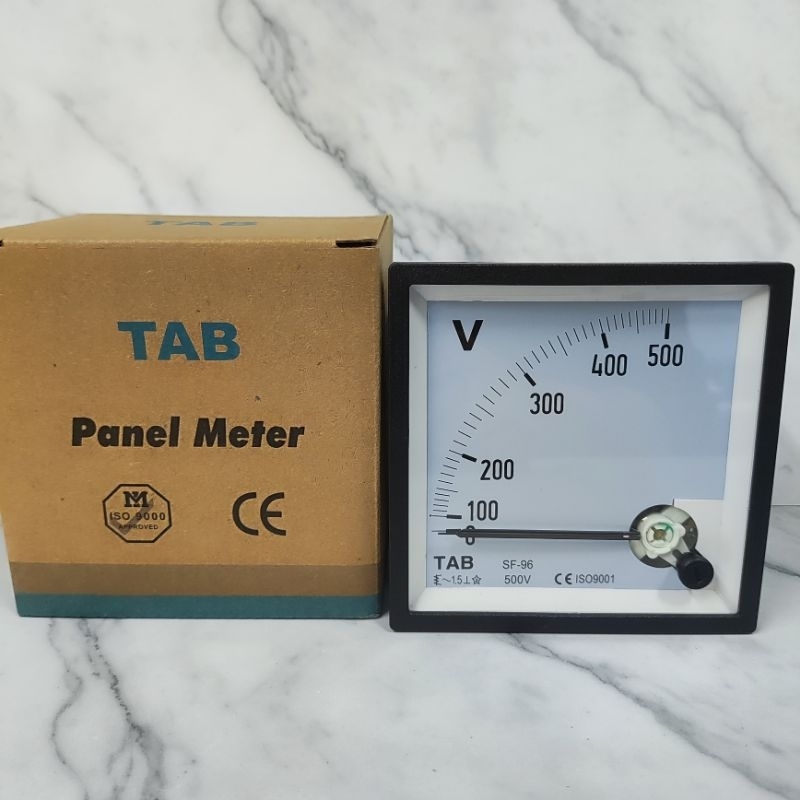 Jual VOLT METER Analog 300V 500V TAB 72x72 / 96x96 | Shopee Indonesia