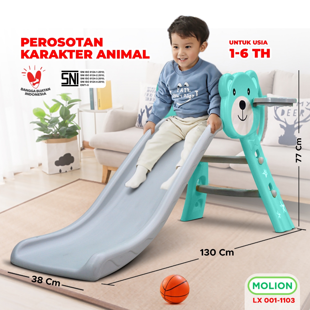 Jual MOLION SNI Perosotan Anak Prosotan Mainan Seluncuran Karakter Lucu ...
