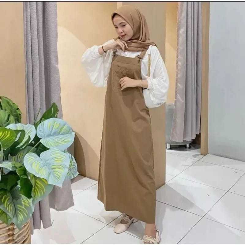 Jual BAJU KODOK ANYA OVERALL ROK WANITA MOTIF POLOS TERBARU | Shopee ...