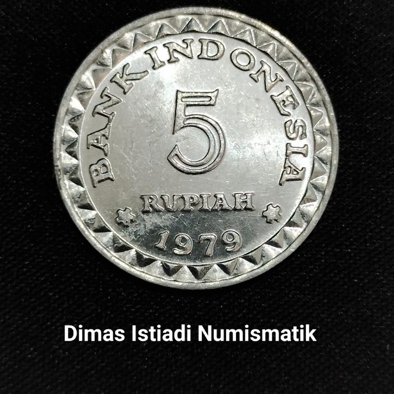 Jual Uang Kuno Koin 5 Rupiah 1979 KB Kecil | Shopee Indonesia