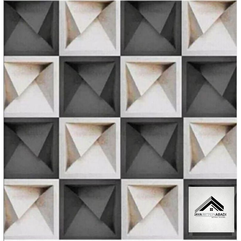 Jual ROSTER BETON MINIMALIS ASLI, KOMBINASI DUA WARNA HITAM PUTIH ...