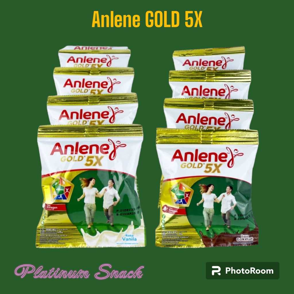 Jual Anlene Gold 5x | Isi 10 Sachet @ 25 Gr | Shopee Indonesia